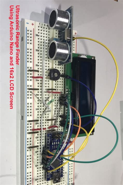 Ultrasonic Range Finder Tutorial With Arduino And Lcd 5 Steps