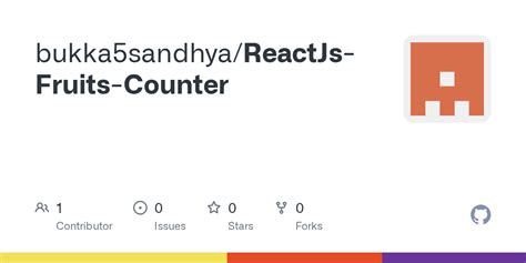 Github Bukka5sandhyareactjs Fruits Counter
