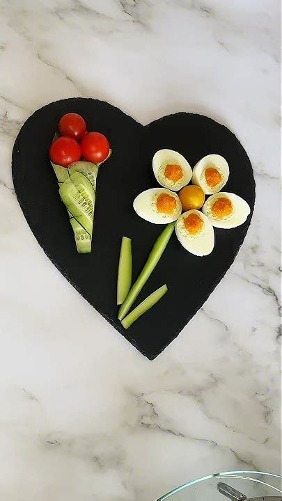 Вареные яица в форме цветка Вкусно Красиво Подписывайся у меня много идей твоих вкусных