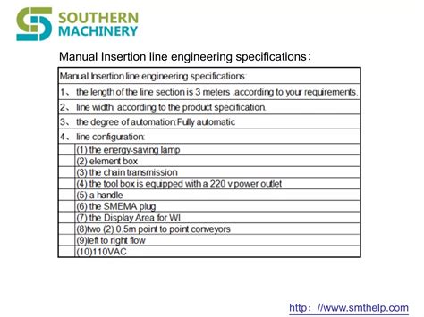 PCB Assembly Manual Insertion Line PDF