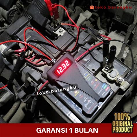 Jual Alat Test Aki Digital Battery Tester Motor Mobil Cek Baterai Analyzer Capit Clamp Shopee