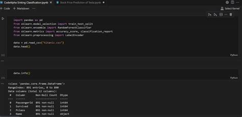 Internship Datascientist Machinelearning Codealpha Muhammad