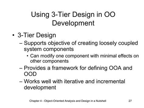 Ppt Chapter 4 Object Oriented Analysis And Design In A Nutshell