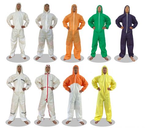Disposable Clothing Paper Suits Laminated Sf Disposable Coveralls