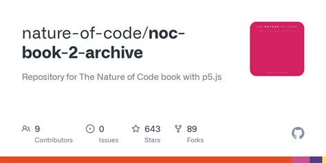 GitHub Nature Of Code Noc Book 2 Archive Repository For The Nature