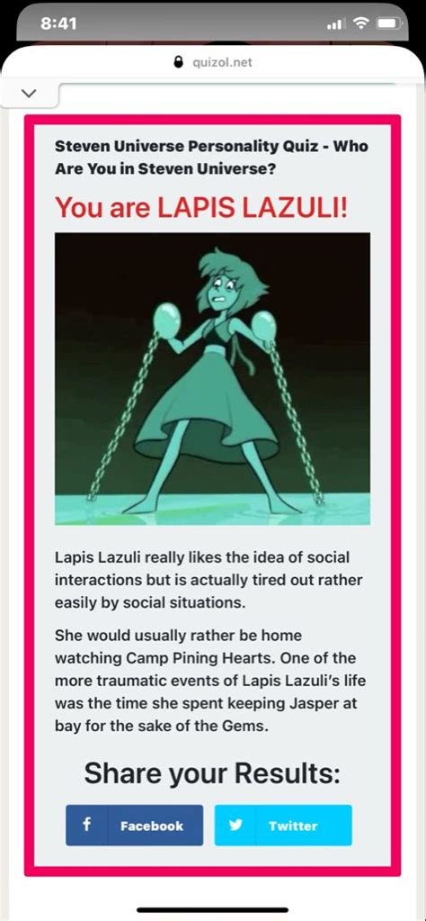 Which Steven Universe Character Are You [personality Quiz] Steven Universe Characters