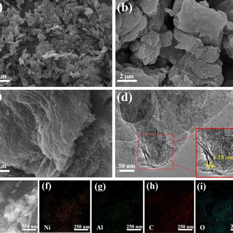 Sem A B And C Image Of Nial Ldh Nial Ldh Go And Nial Ldh Ergo Download Scientific