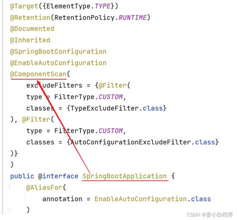 Ioc详解和组件扫描注解componentscan和springbootapplicationspringbootapplication