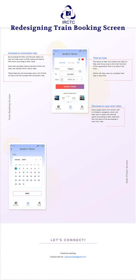Redesigning Irctc App On Behance
