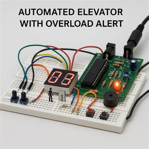 Automated Elevator With Overload Alert Using 8051 Microcontroller