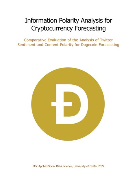 Pdf Information Polarity Analysis For Cryptocurrency Forecasting A
