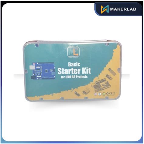 Makerlab Basic Starter Kit For Uno R3 With Tutorial Code Compatible