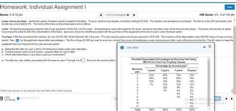 Solved Homework Individual Assignment Save Score 0 Of 18