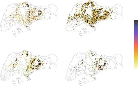 Spatial Analysis We Report The Heatmap Of The Cumulative Number Of Download Scientific Diagram