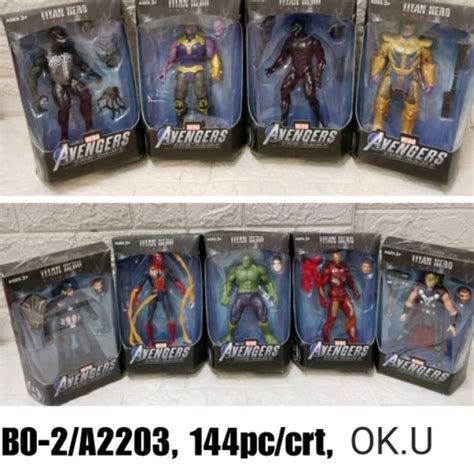 Jual Figure Avengers Titan Hero Set Isi 9 Pcs Shopee Indonesia