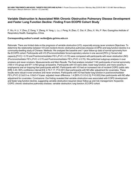 Pdf Variable Obstruction Is Associated With Chronic Obstructive Pulmonary Disease Development Pdf Variable Obstruction Is Associated With Chronic Obstructive Pulmonary Disease Development