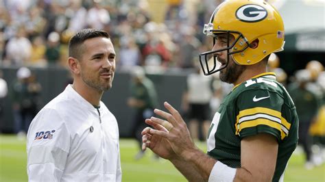 Packers Matt Lafleur Sees Aaron Rodgers Staying For A Really Long Time