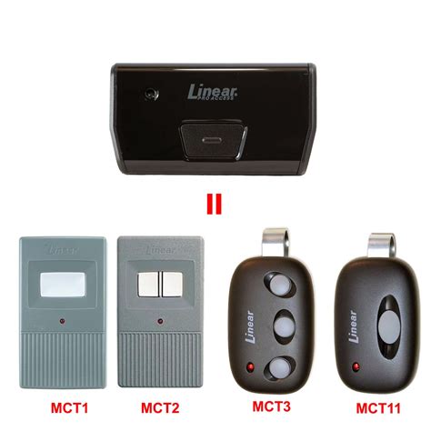 Linear MCT 1 MCT 11 MCT 2 MCT 3 Directly Compatible Megacode Single Channel Remote Linear