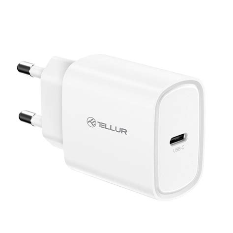 Tellur 20W PD USB C Oplader USB C Hvid 111 DKK