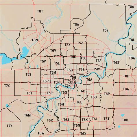 Postal Codes Of Edmonton Edmonton