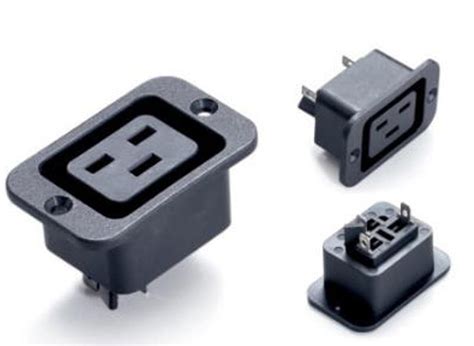 Iec C19 And C20 Panel Mount Connectors — Pmd Way