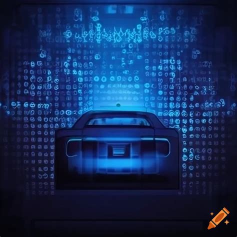 Powerpoint Background With Car And Cyber Security Symbols On Craiyon