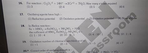 Oxidation Number Of Chlorine In Perchloric Acid Is Filo