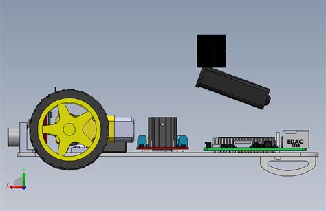 cacharro带摄像头的编程小车3d数模图纸 solidworks设计 solidworks 模型图纸下载 懒石网