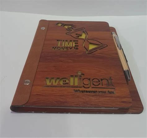 Wood Cover Wooden Note Book A5 With Pen Welligent At Rs 186 Piece In New Delhi