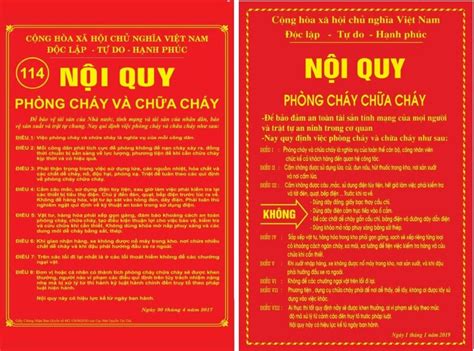 Tải Nội Quy Phòng Cháy Chữa Cháy Vector File Cdr Ai Eps Svg