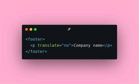 Ahmed Sbai ⚛️ On Linkedin Html Tip 💡 Use The Translate Attribute And