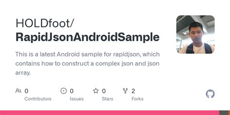 GitHub HOLDfoot RapidJsonAndroidSample This Is A Latest Android Sample For Rapidjson Which