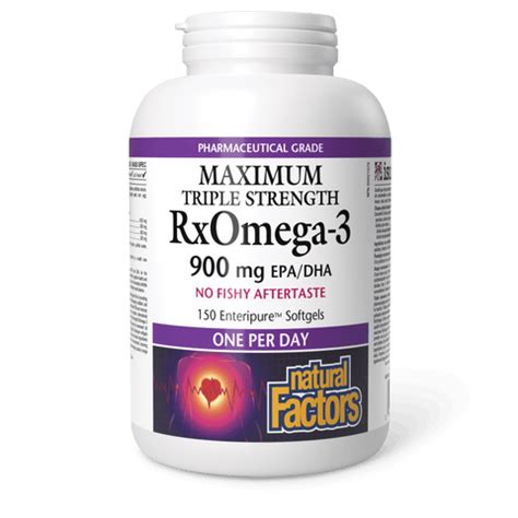 RxOmega-3 Fish Oil 900 mg | Natural Factors Canada
