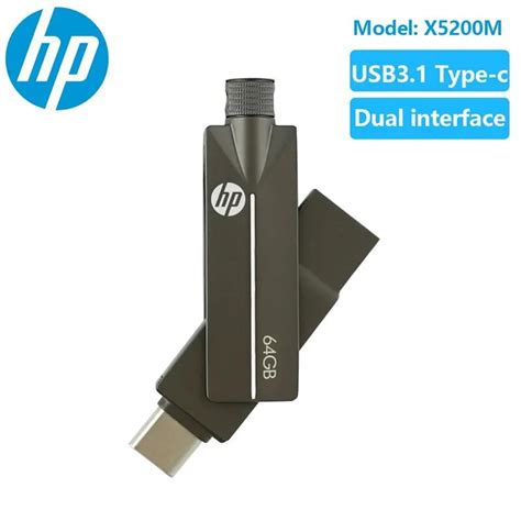 Hp Usb Flash Drive 3 1 Type A Type C 32gb 64gb 128gb Pen Drive For Pc Andriod Smartphone Memory