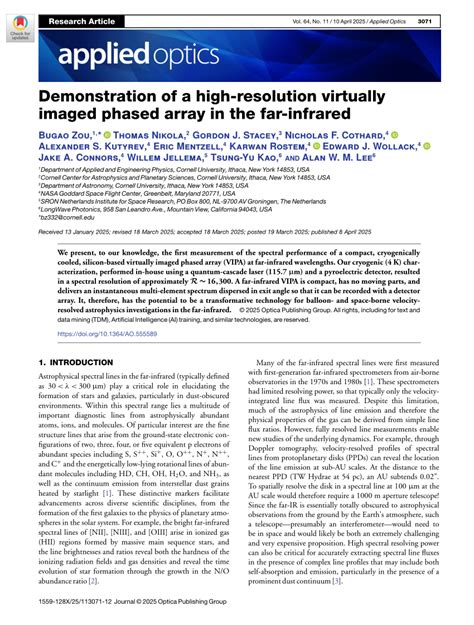 Demonstration Of A High Resolution Virtually Imaged Phased Array In The