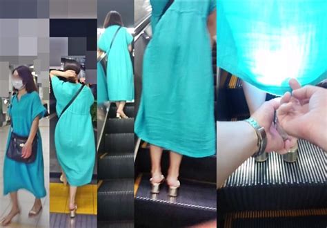 逆さの決定的瞬間！（113 お姉さんたちのナマp 逆さ撮り博物館3