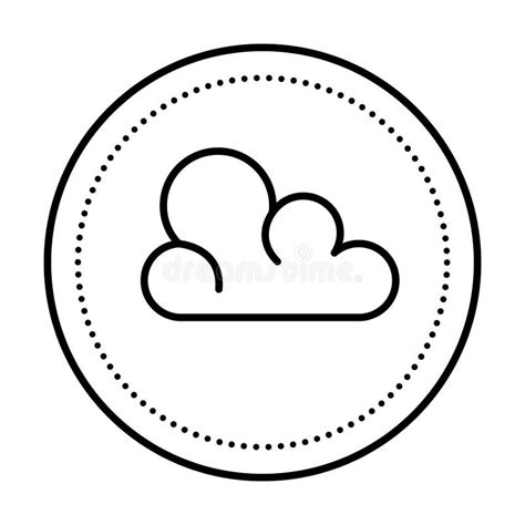 Cloud Computing Data Center Icon Stock Illustration Illustration Of