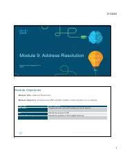 Module Address Resolution Pdf Module Address Resolution Introduction To