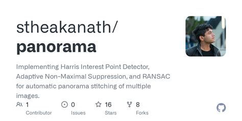Github Stheakanathpanorama Implementing Harris Interest Point Detector Adaptive Non Maximal