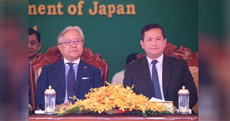 សម្តេចធិបតី ហ៊ុន ម៉ាណែត និងឯកអគ្គរាជទូតជប៉ុនប្រចាំកម្ពុជា អញ្ជើញជាអធិបតី