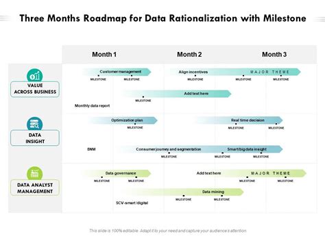 Three Months Roadmap For Data Rationalization With Milestone Microsoft