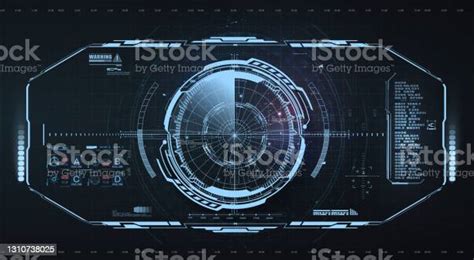 추상 가상 그래픽 터치 사용자 인터페이스 미래지향적인 인터페이스가 있는 스카이파이 헬멧 군사 레이더 화면 대시보드 대화형 대상 캡처 시스템 Vr 보기 헤드 업 디스플레이