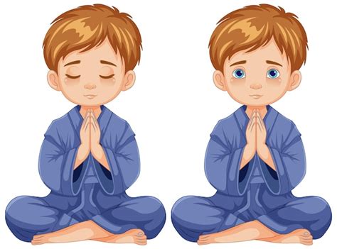 무료로 다운로드 가능한 기도하는 어린이 벡터 And 일러스트 Freepik