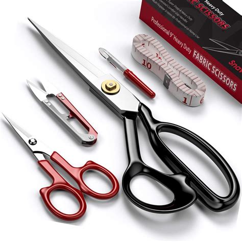 Fabric Scissors 10 Inch Heavy Duty Tailor Shears For