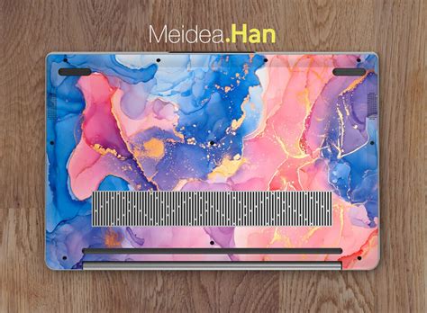 Hp Laptop Skin Envy X360 Personalized Customizable Watercolor Etsy