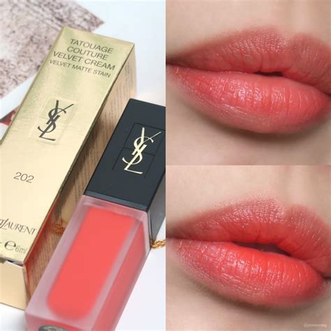 입생로랑 벨벳틴트 따뚜아쥬 꾸뛰르 202 코랄심볼 예뿌다예뻐 네이버 블로그