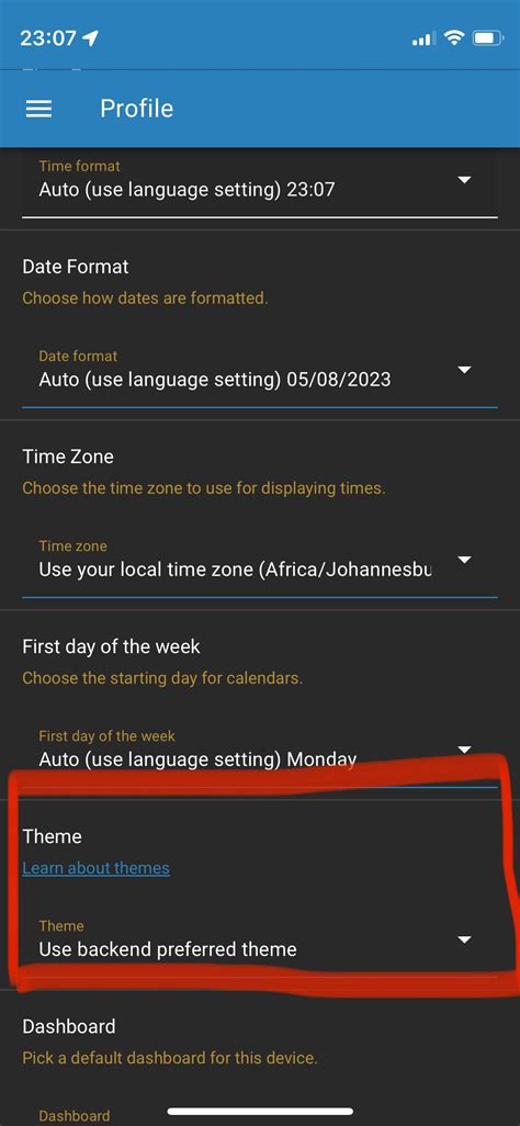 Set A Default Theme Only For A User Frontend Home Assistant Community