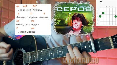 А Серов ТЫ МЕНЯ ЛЮБИШЬ Аккорды БЕЗ БАРРЭ разбор на гитаре Youtube