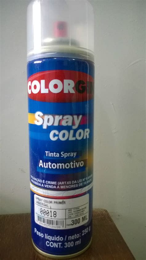 Spray Primer Universal Automotivo Colorgin 300 Ml R 20 80 Em Mercado Livre