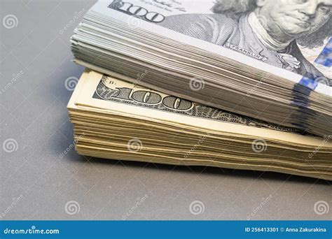 American Dollar Banknotes Stack Old Banknotes Vs New Pack Of Money
